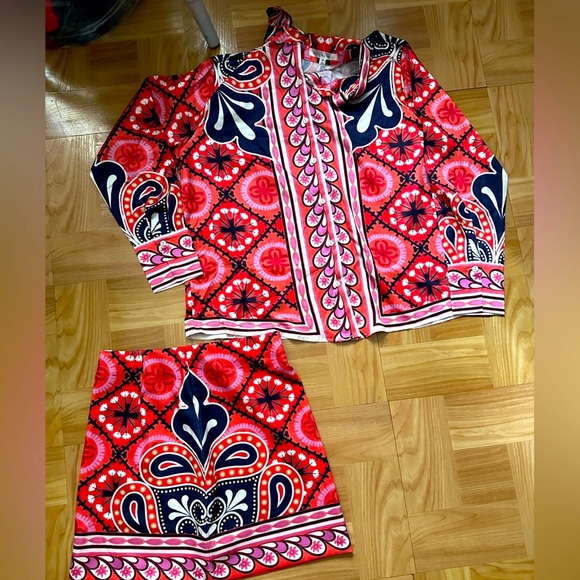 Skirts | Floral Matching Skirt Set | Poshmark